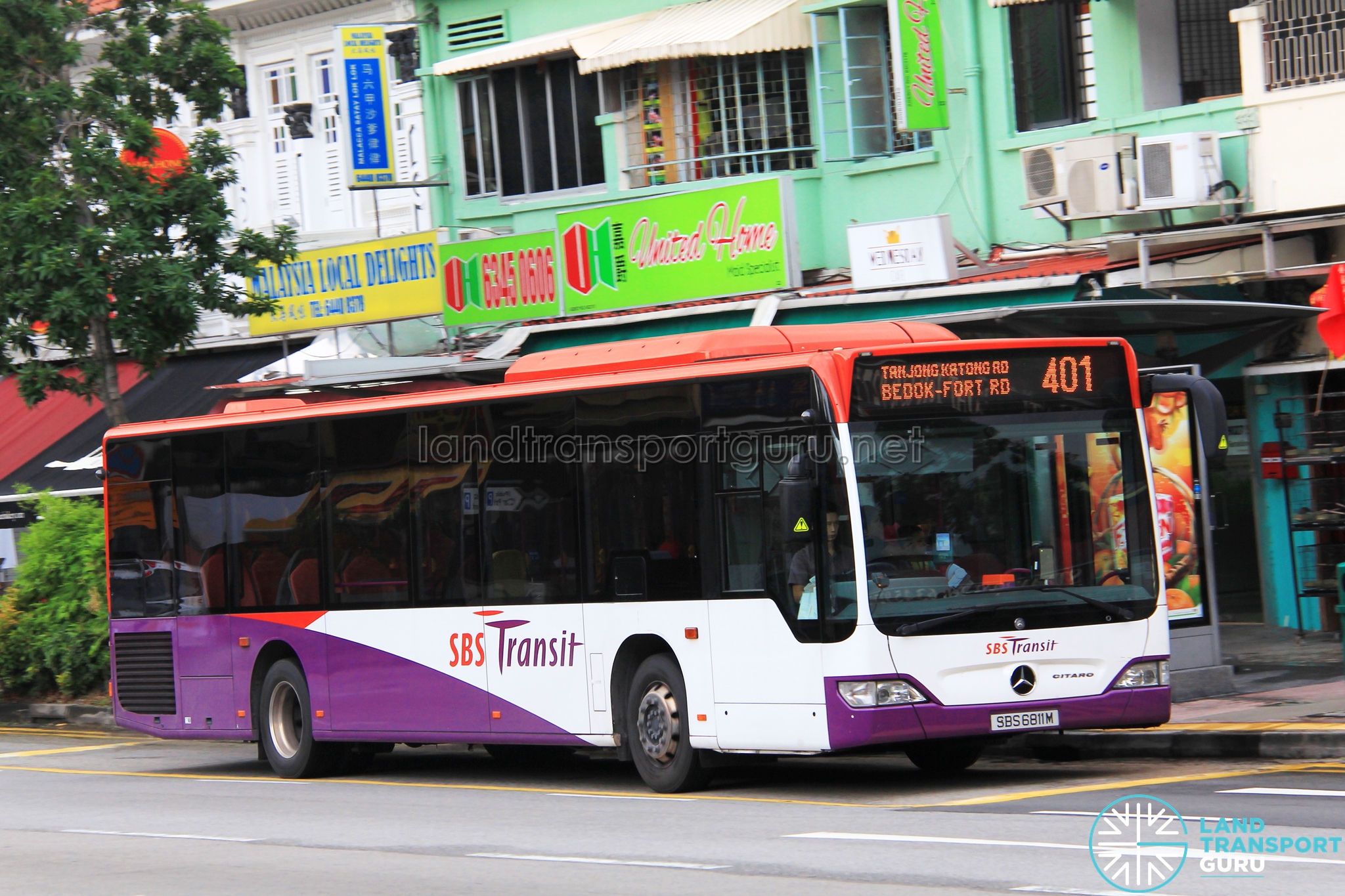 SBS Transit Service 401 Land Transport Guru