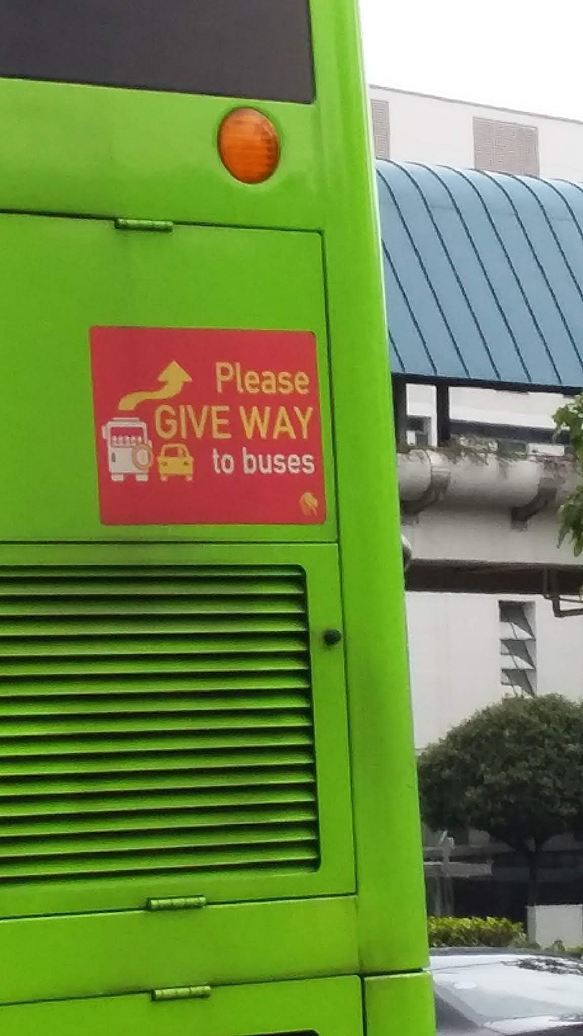 Please Give Way To Buses Our SG Bus Story Please Give Way To Buses Our SG Bus Story