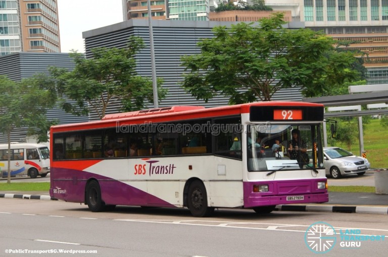 SBS Transit Bus Service 92 | Land Transport Guru