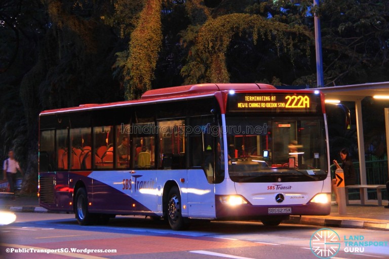 SBS Transit Feeder Bus Service 222A – Land Transport Guru