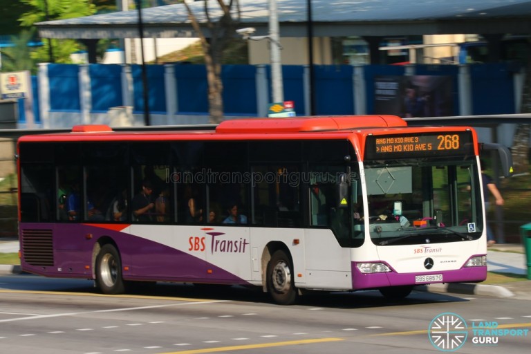 Bus 268 – SBS Transit Mercedes-Benz Citaro (SBS6857G) | Land Transport Guru