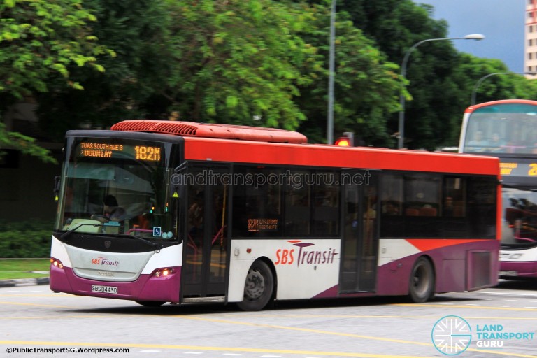 SBS Transit Bus Service 182/182M | Land Transport Guru