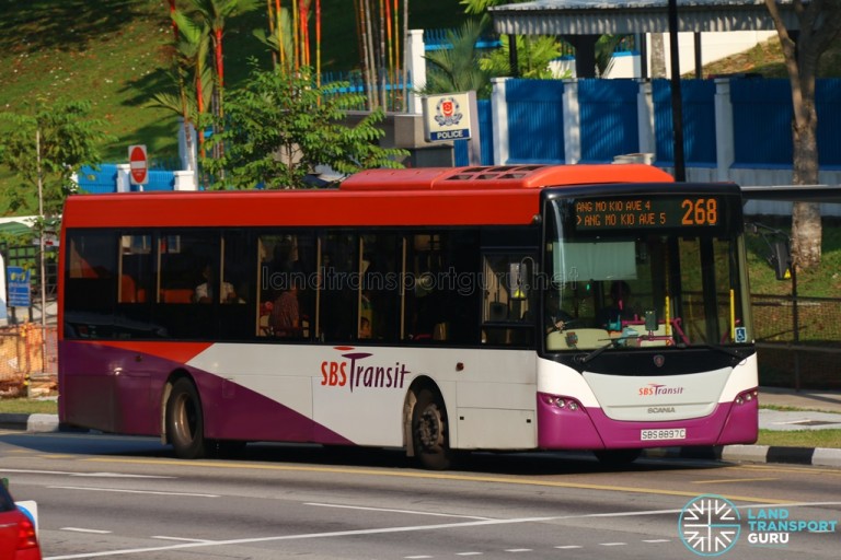 SBS Transit Feeder Bus Service 268 | Land Transport Guru