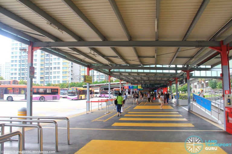 Punggol Bus Interchange: Berths B1 & B2 (Jan 2016) | Land Transport Guru