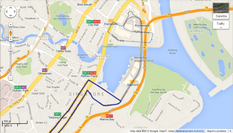 Formula 1 2013 Bus Diversions | Land Transport Guru