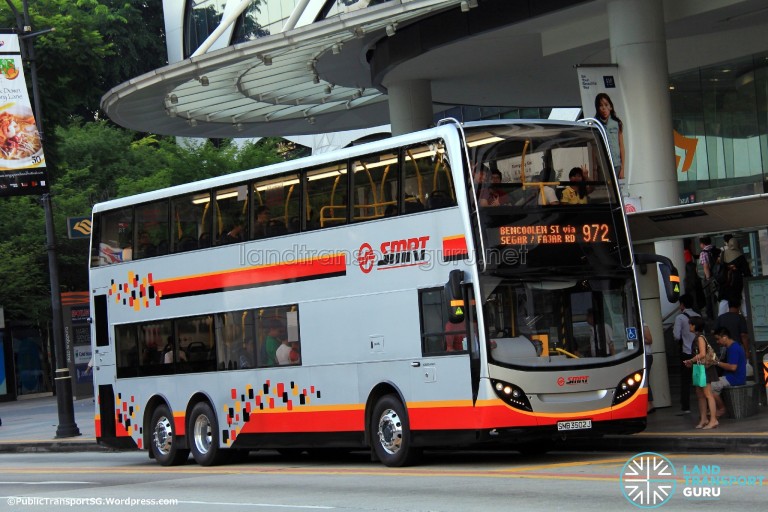 SMRT Bus Service 972 | Land Transport Guru