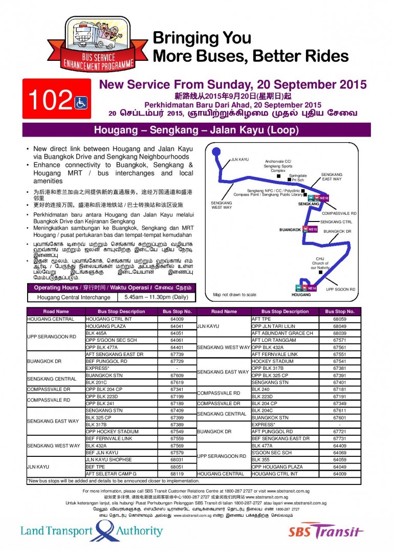 SBS Transit Bus Service 102 | Land Transport Guru