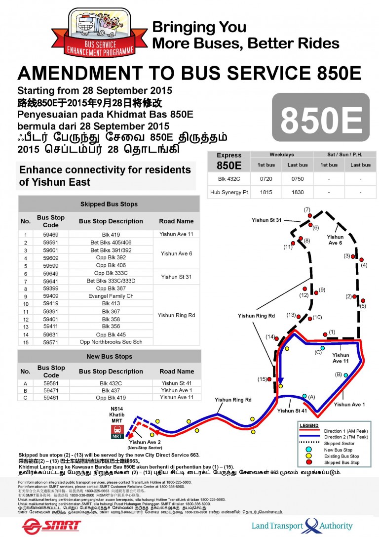 SBS Transit Express Service 850E | Land Transport Guru