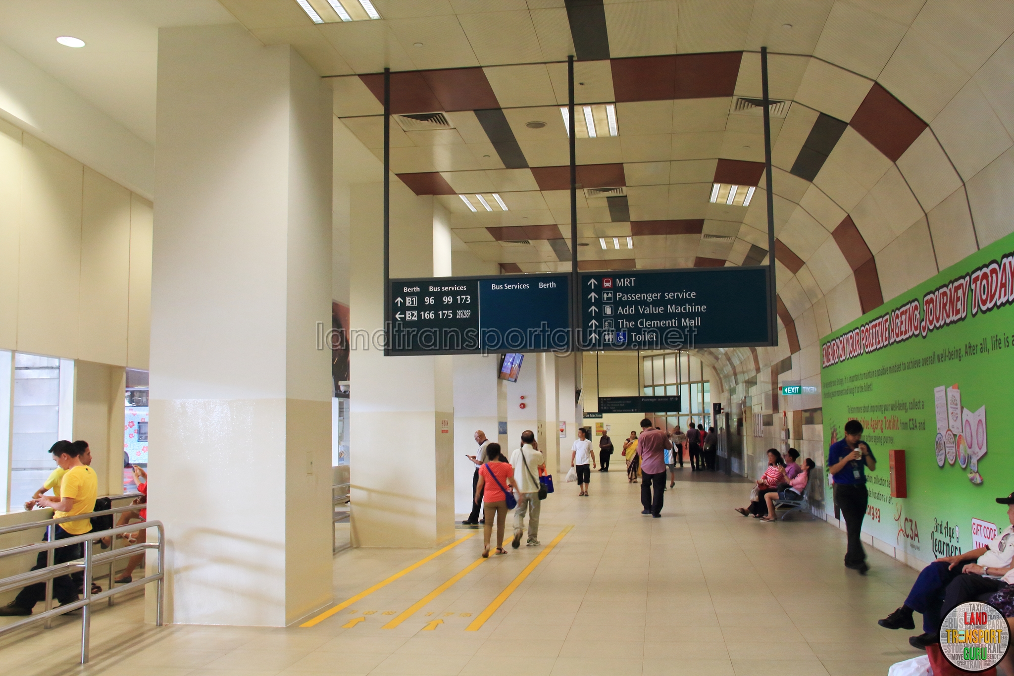 Clementi Bus Interchange Concourse Near Berth B2 Land Transport Guru Clementi Bus Interchange Concourse Near Berth B2 Land Transport Guru