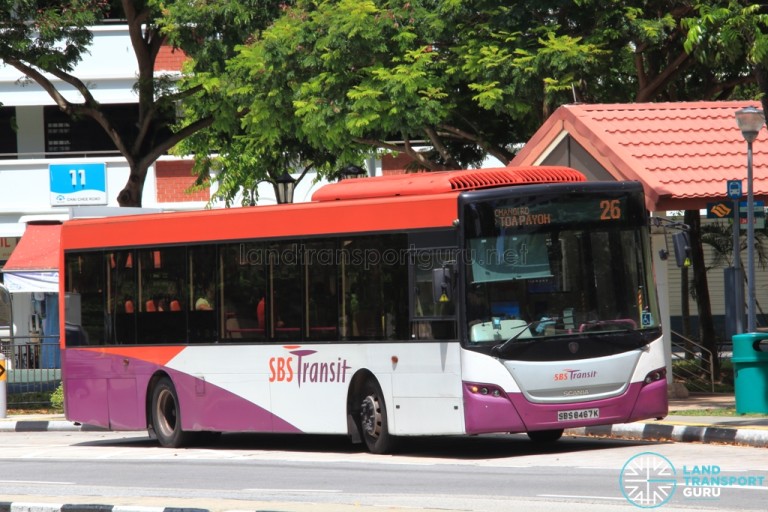 SBS Transit Bus Service 26 | Land Transport Guru