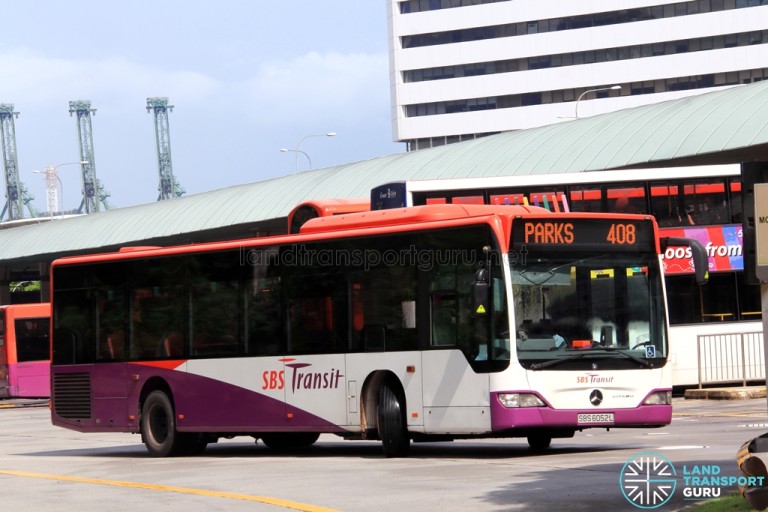 (Defunct) SBS Transit Parks Bus Service 408 | Land Transport Guru