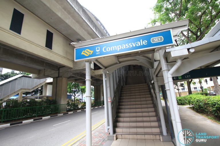Compassvale LRT Station – Exit B | Land Transport Guru