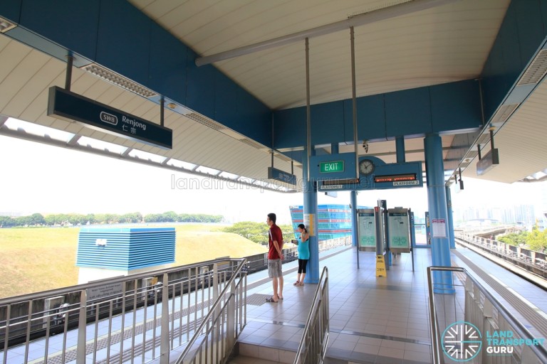 Renjong LRT Station – Platform level | Land Transport Guru