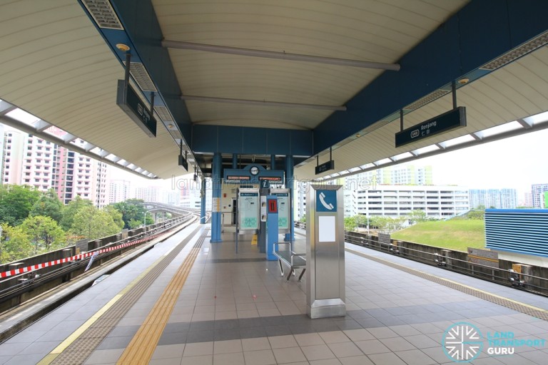 Renjong LRT Station – Platform level | Land Transport Guru