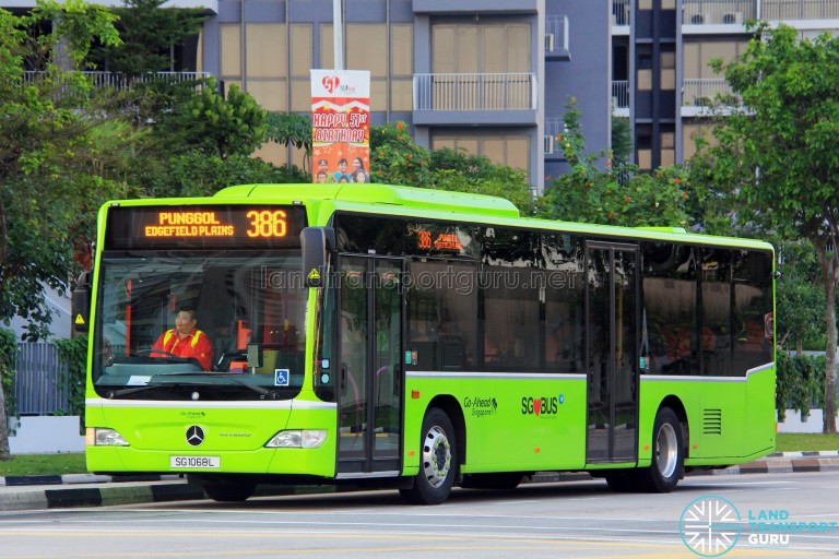 Go-Ahead Mercedes-Benz Citaro (SG1068L) – Service 386 | Land Transport Guru