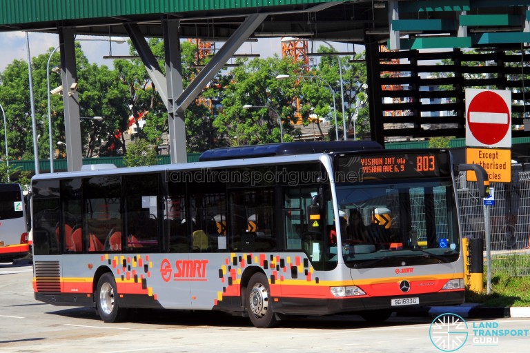 SMRT Mercedes-Benz Citaro (SG1693G) – Service 803 | Land Transport Guru