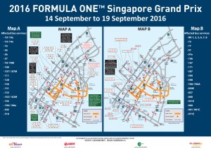 Formula 1 2016 Bus Diversions | Land Transport Guru