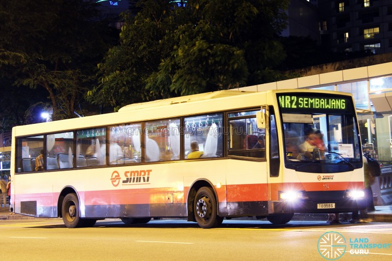 SMRT NightRider Bus NR2 – Land Transport Guru