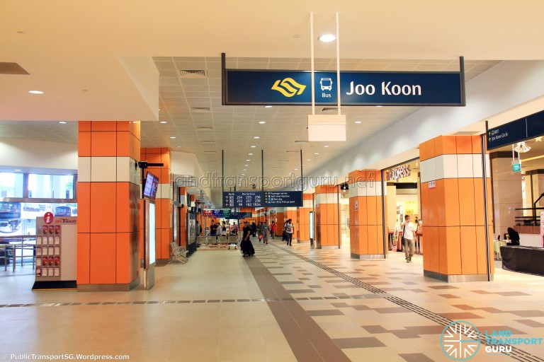 Joo Koon Interchange interior | Land Transport Guru