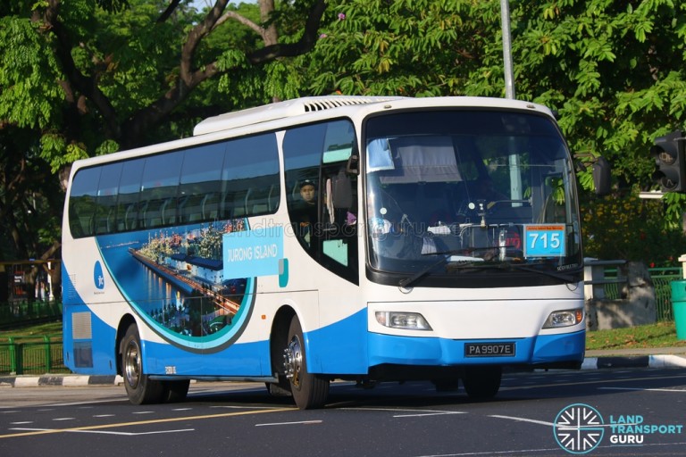 Jurong Island Bus Services | Land Transport Guru
