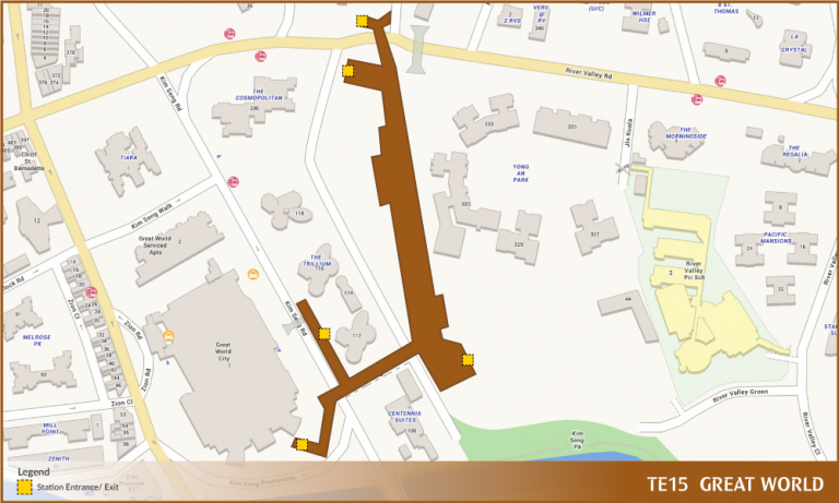 Great World TEL Station Diagram | Land Transport Guru