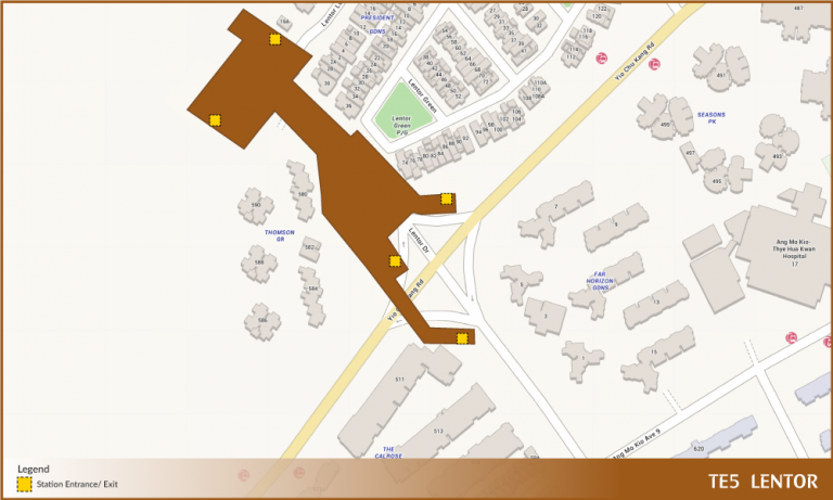 Lentor TEL Station Diagram | Land Transport Guru