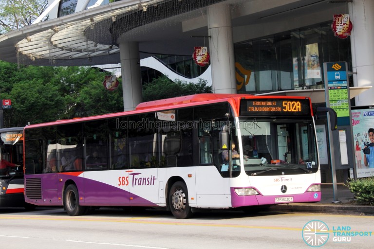 SBS Transit Express Bus 502A | Land Transport Guru