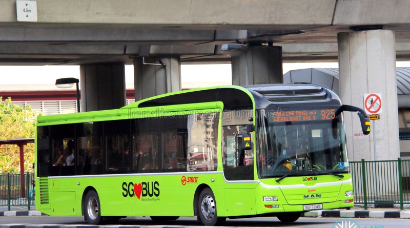 SMRT Bus Service 925 – Land Transport Guru