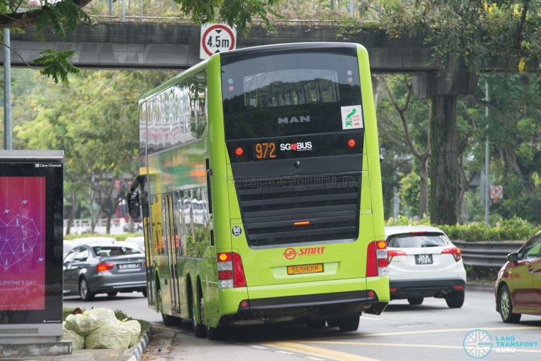 SMRT Bus Service 972 | Land Transport Guru