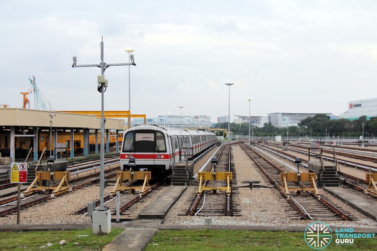 Changi Train Depot – Open-air stabling area | Land Transport Guru