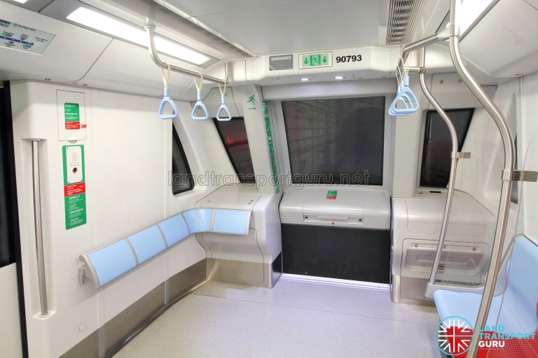 Bombardier MOVIA C951 – Car end perch seats | Land Transport Guru