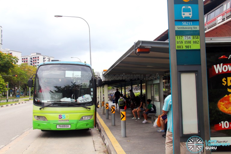 Sembawang Shopping Centre Shuttle Bus Services | Land Transport Guru