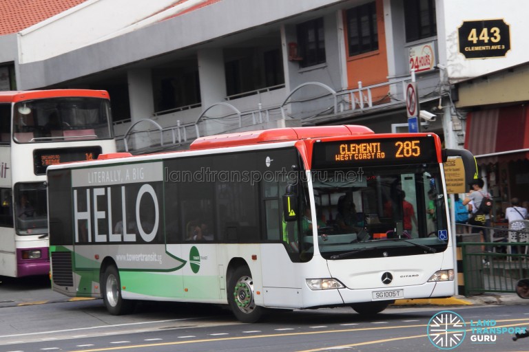 Tower Transit Feeder Bus Service 285 | Land Transport Guru