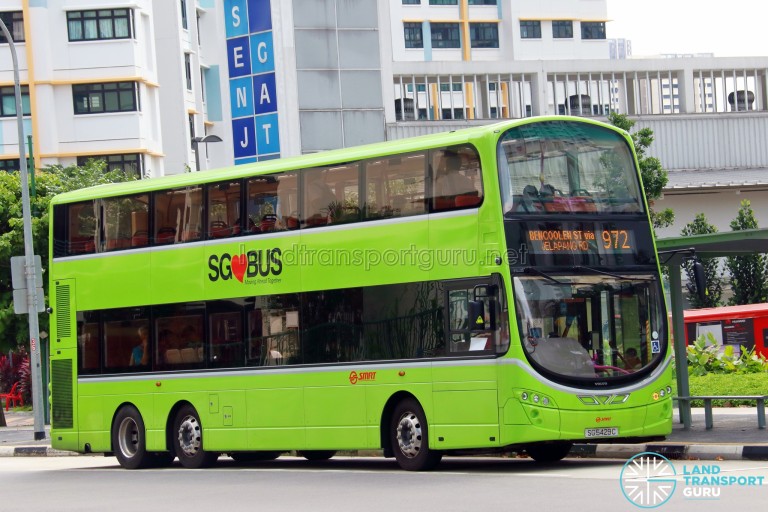 SMRT Bus Service 972 | Land Transport Guru