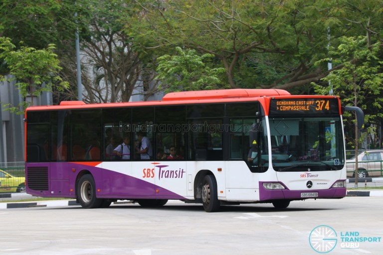 SBS Transit Feeder Bus Service 374 – Land Transport Guru
