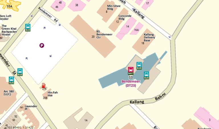 DT23 map | Land Transport Guru