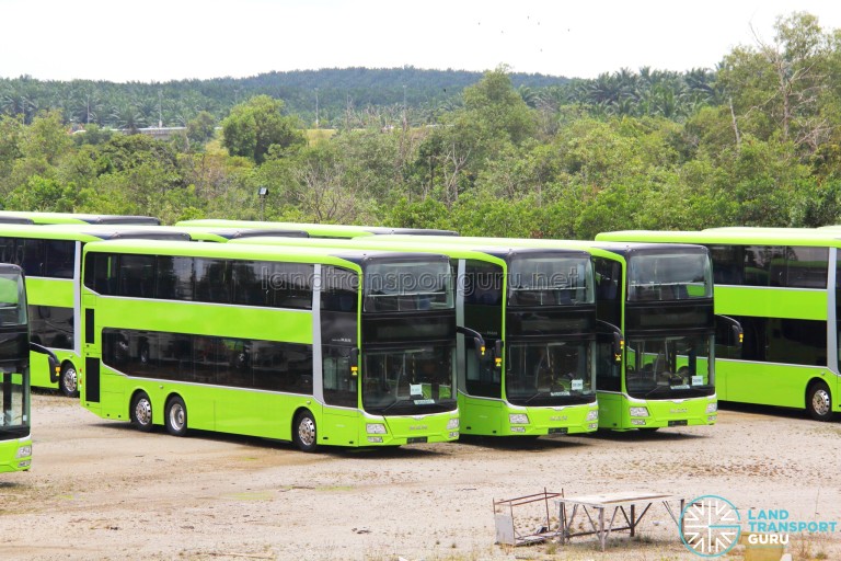 Gemilang Coachworks – Assembled MAN A95 Facelift buses in storage ...