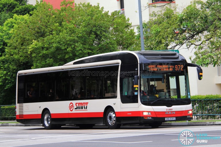 SMRT Bus Service 972 | Land Transport Guru