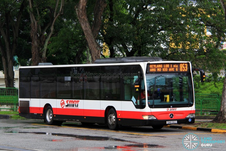 SMRT Mercedes-Benz Citaro (SMB136C) – Service 853 | Land Transport Guru