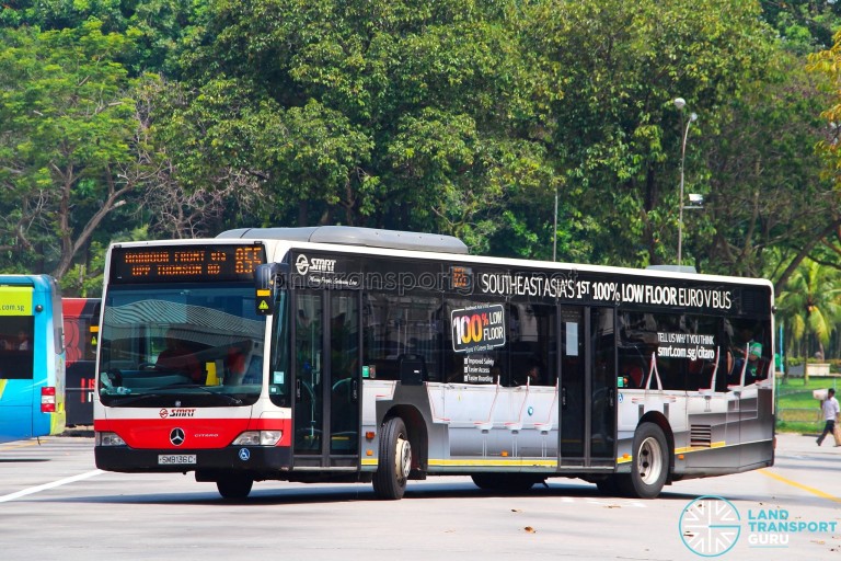 SMRT Mercedes-Benz Citaro (SMB136C) – Service 855 | Land Transport Guru