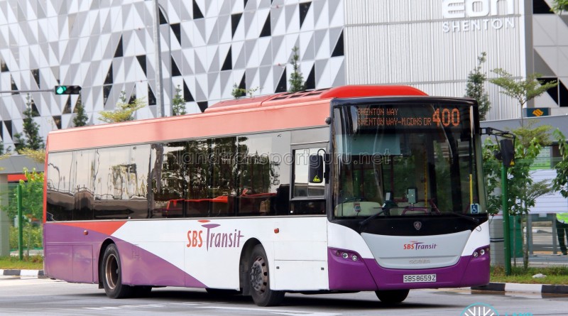 SBS Transit Bus Service 400 | Land Transport Guru
