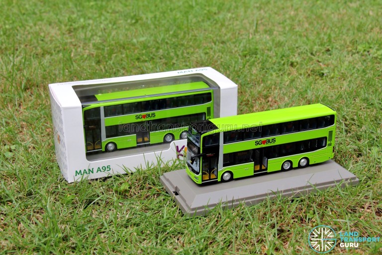 Knackstop MAN A95 bus model – Original packaging and unpackaged bus ...