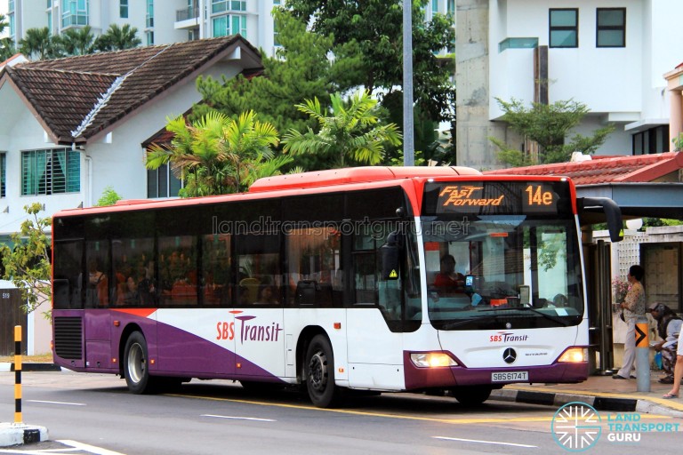 SBS Transit Express Bus Service 14e | Land Transport Guru