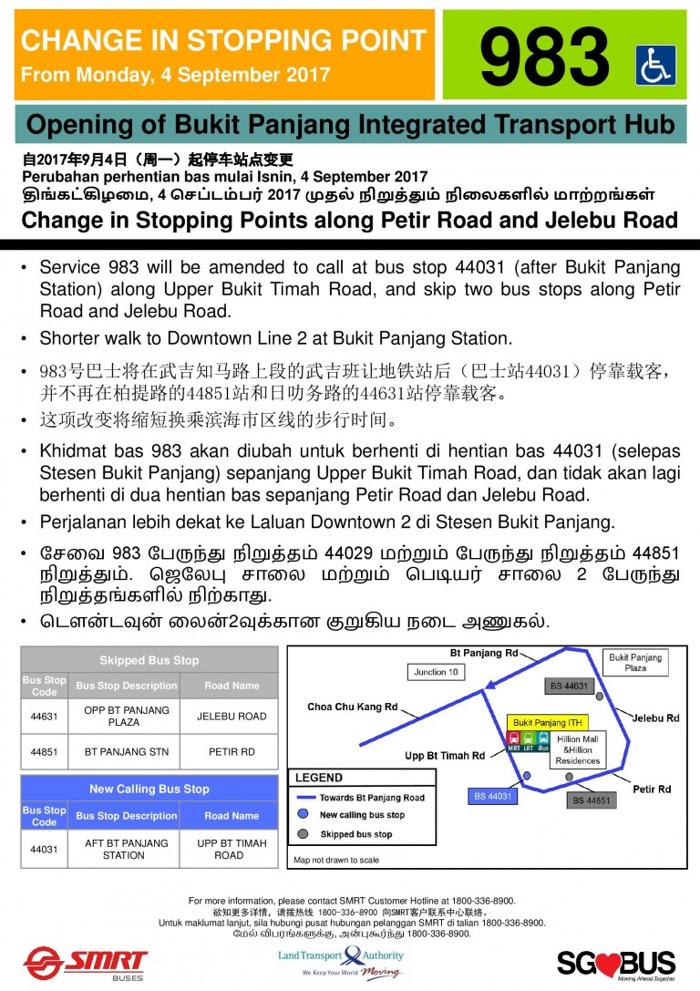 Staggered Bus Stops | Land Transport Guru