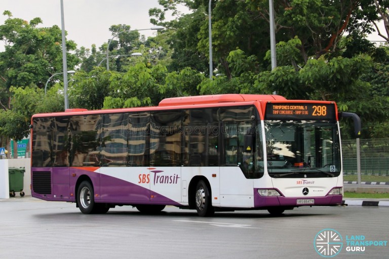 SBS Transit Feeder Bus Service 298 | Land Transport Guru