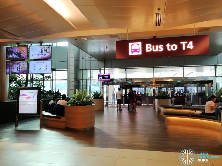 Changi Airport Terminal 4 Shuttle Bus | Land Transport Guru