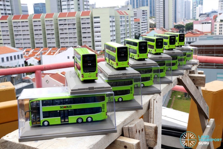 MAN A95 Diecast Bus Collection (Rear) | Land Transport Guru