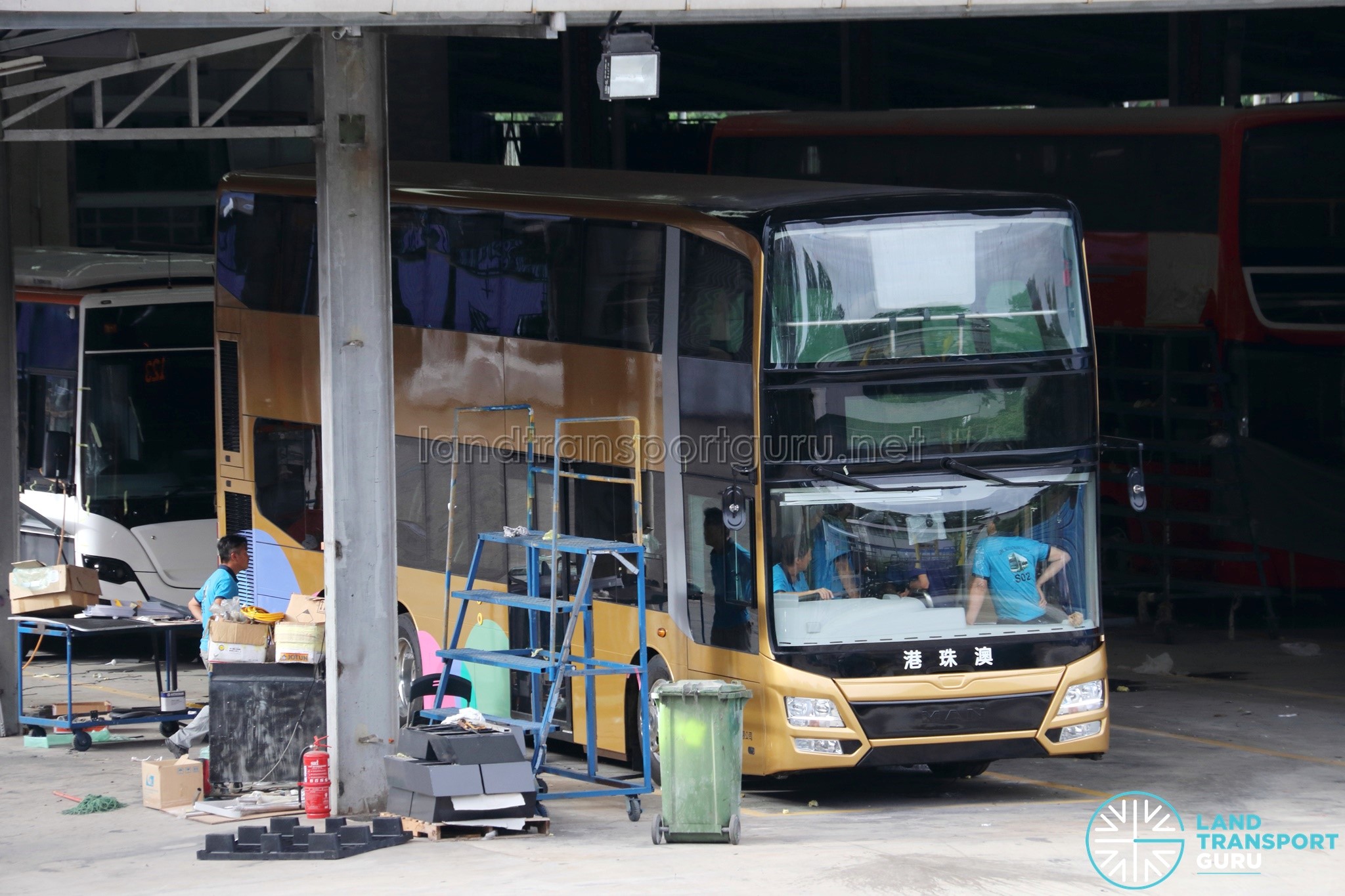 Hong Kong–Zhuhai–Macau MAN A95 assembled at Gemilang | Land Transport Guru