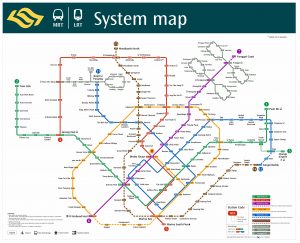 MRT Network Map as of November 2017 | Land Transport Guru
