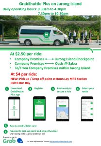 Jurong Island On-Demand Bus Service Poster | Land Transport Guru